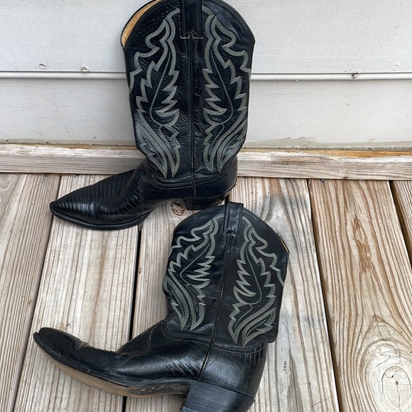 Justin Boots | Shoes | Mens Justin Snakeskin Western Leather Boots 83 ...